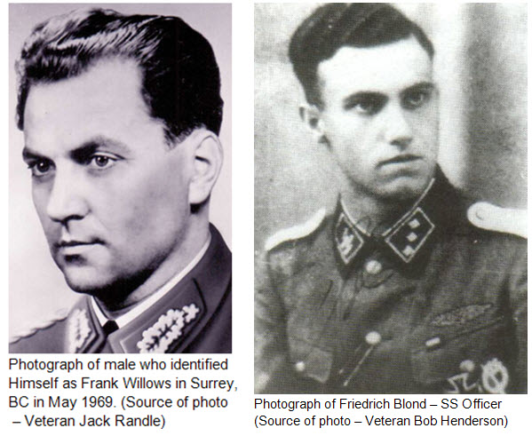 Arrested Nazi SS Major – Update | RCMP Veterans’ Association ...