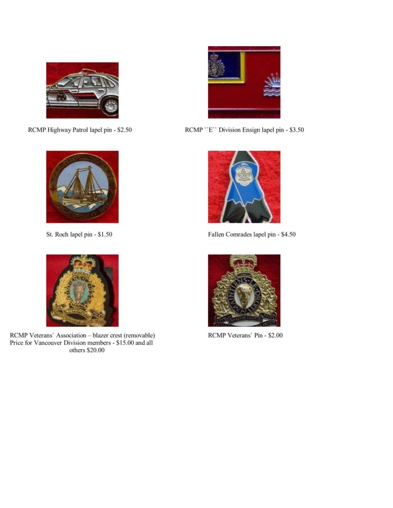 Gift Shops | RCMP Veterans’ Association - Vancouver Division